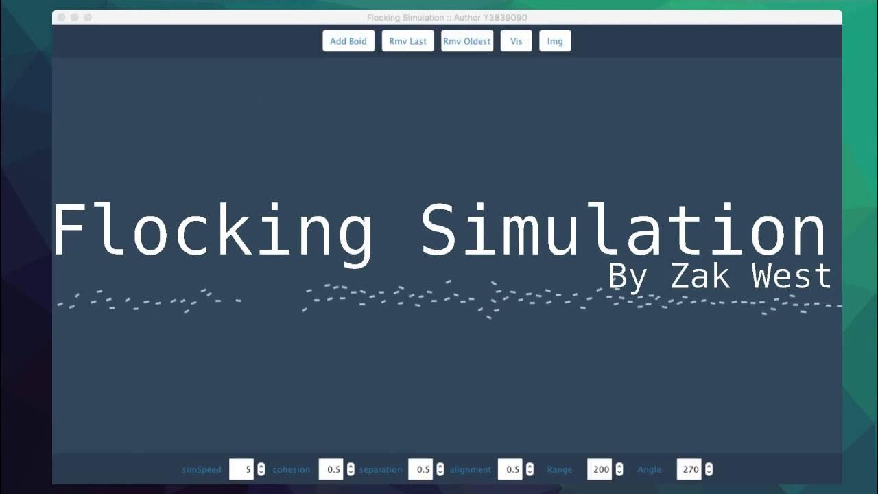Flocking Simulation - YouTube