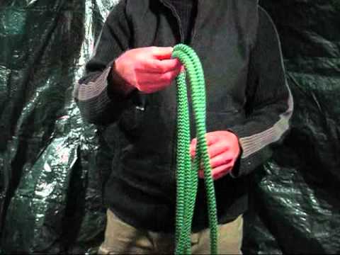 Quick Tie Method for the Spanish Bowline - YouTube