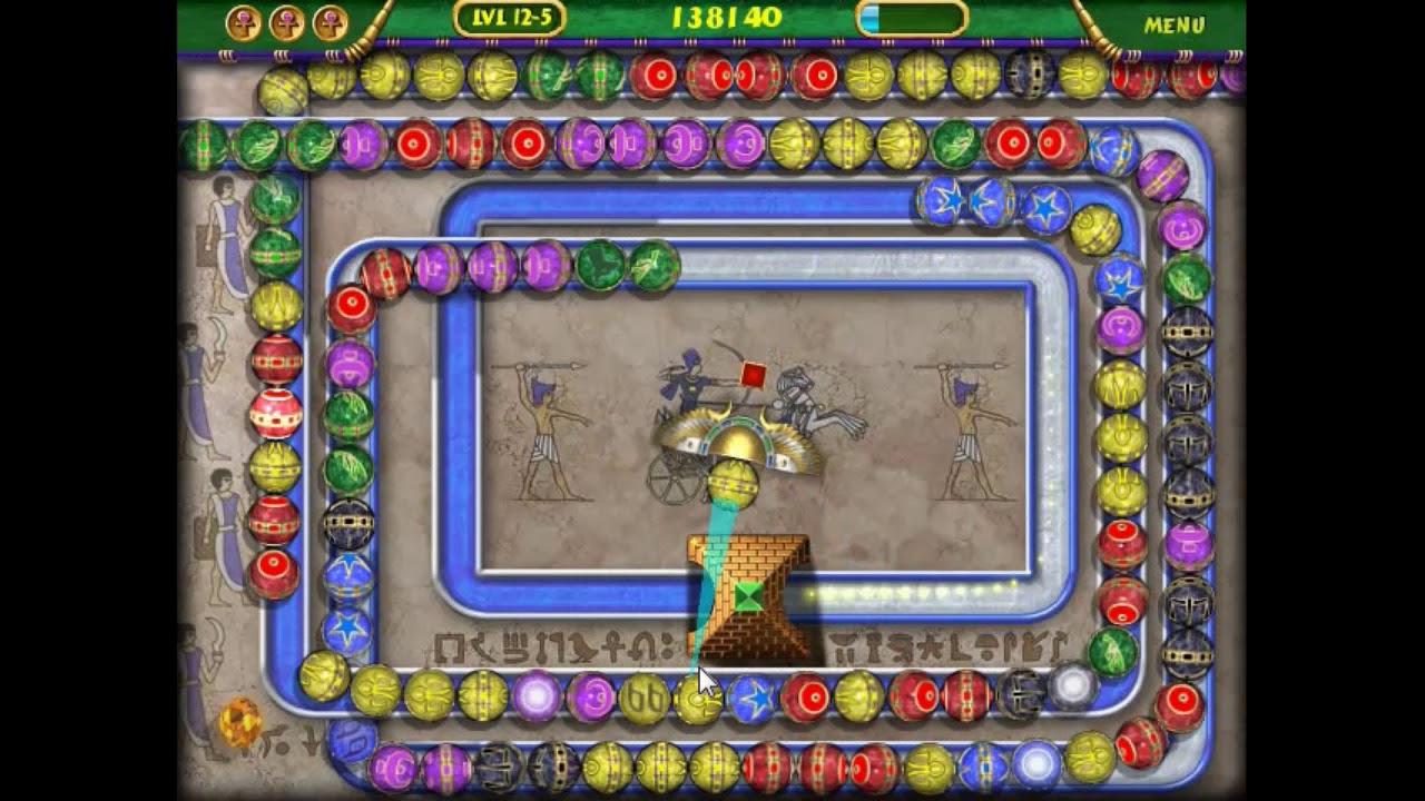 Let's play Zuma Luxor (Adventure mode) - Stage 12-5 Buffed - YouTube
