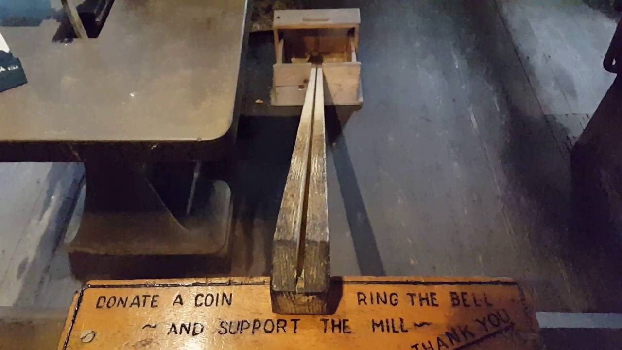 Dunham Massey mill coin roll - YouTube
