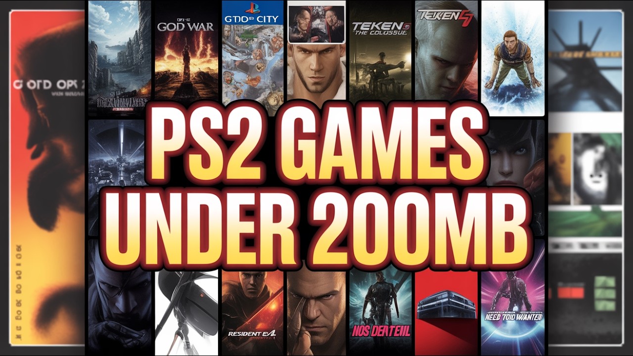 10 PLAYSTATION GAMES UNDER 200 MB - YouTube