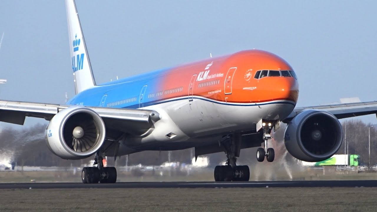 BIG PLANES Landing At Amsterdam A380, B747, A330, B787, B777 - YouTube