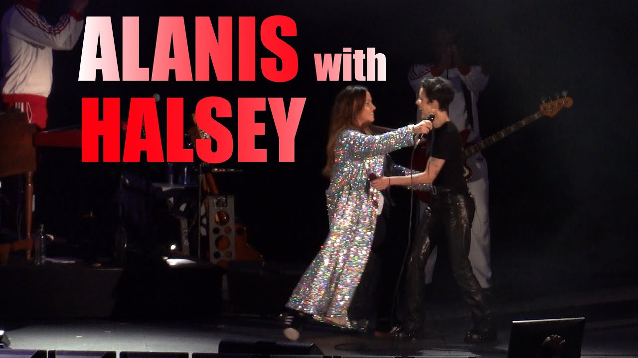 ALANIS MORISSETTE w/ HALSEY "Alanis'Interlude" 10/22/2022 @ Hollywood ...