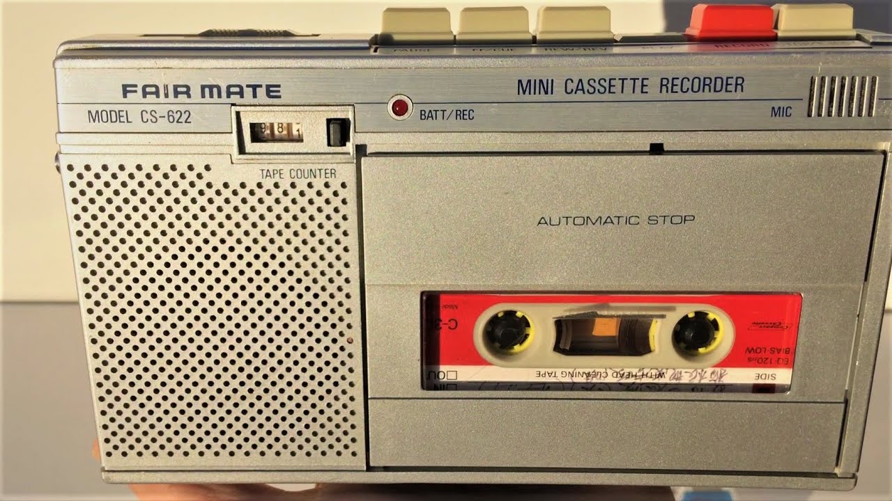 Fair Mate CS-622 Cassette Recorder Mini Cassette-Corder Walkman - YouTube