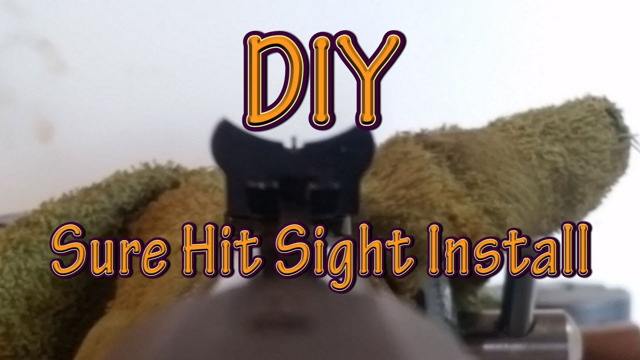 DIY Sure Hit Sight Install for Cowboy Action Shooting - Nov 2020 - YouTube