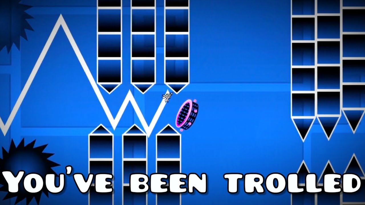 EXTREME Demon Troll Level - Geometry Dash - YouTube