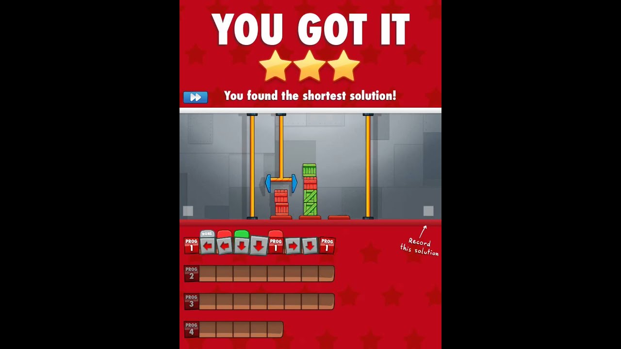 Cargo-bot. Color sort. The shortest solution. - YouTube