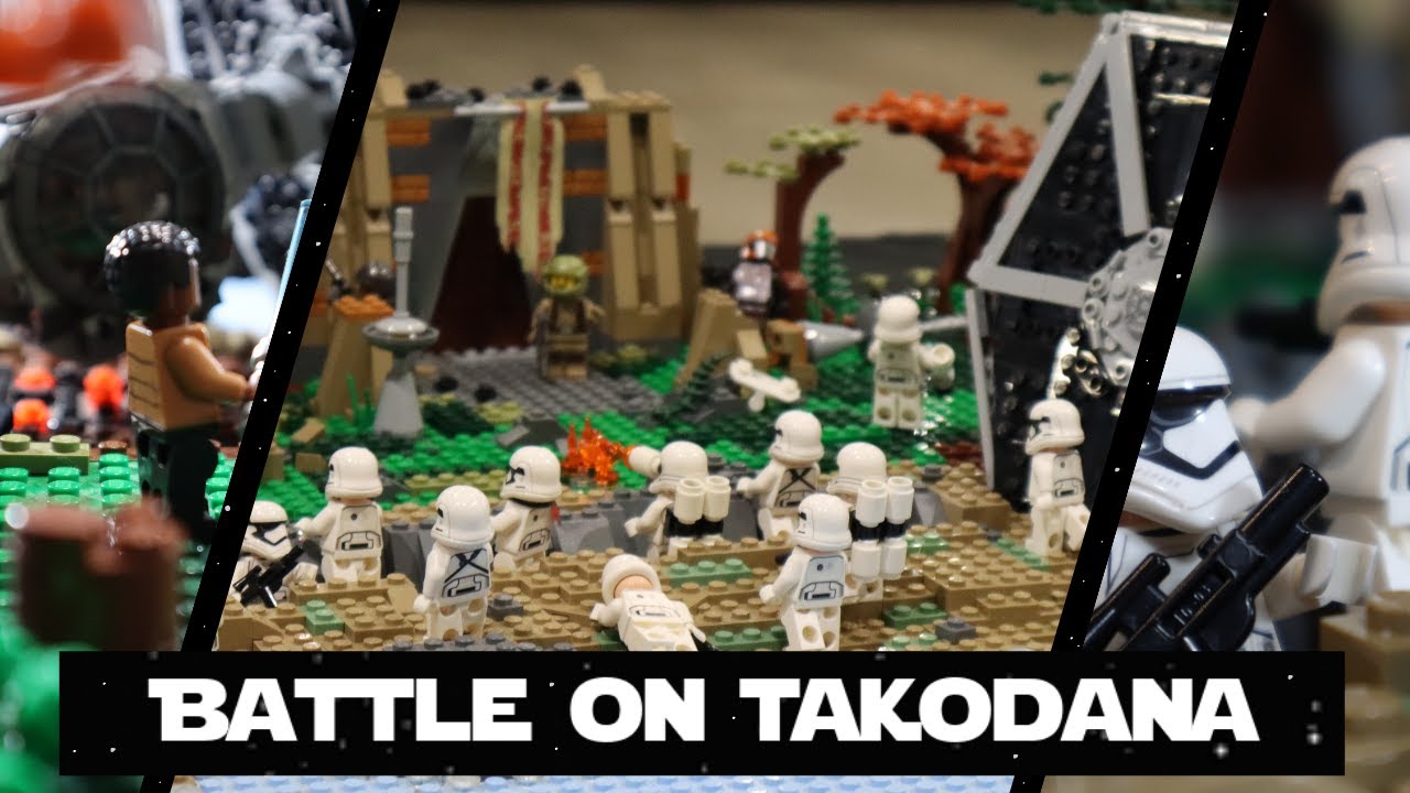 Giant Lego Battle of Takodana Build - YouTube