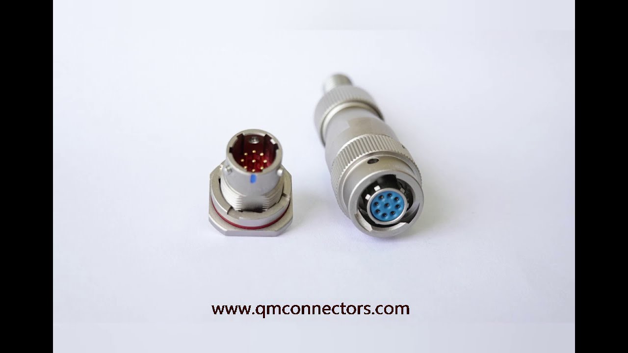 QM Push Pull Self Locking Connectors - YouTube