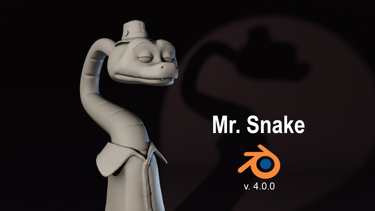 Sculpting Mr. SNAKE from The Bad Guys. #blender #blender3d # ...