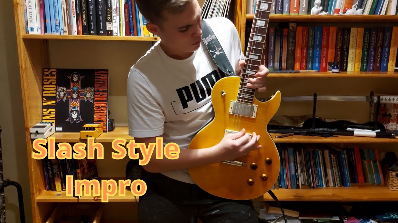Impro in style of SLASH - YouTube