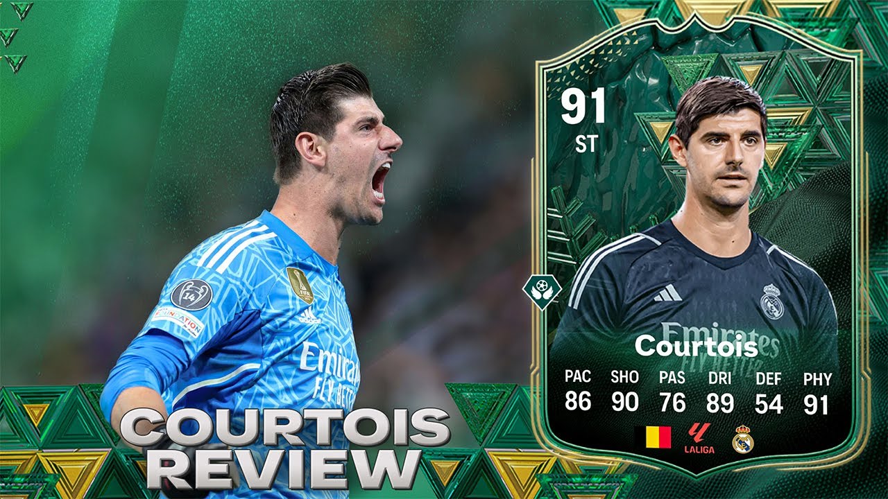 ¿VALE LA PENA COMPRARLO? 🤔 91 COURTOIS EA FC 24 WINTER WILDCARD REVIEW ...