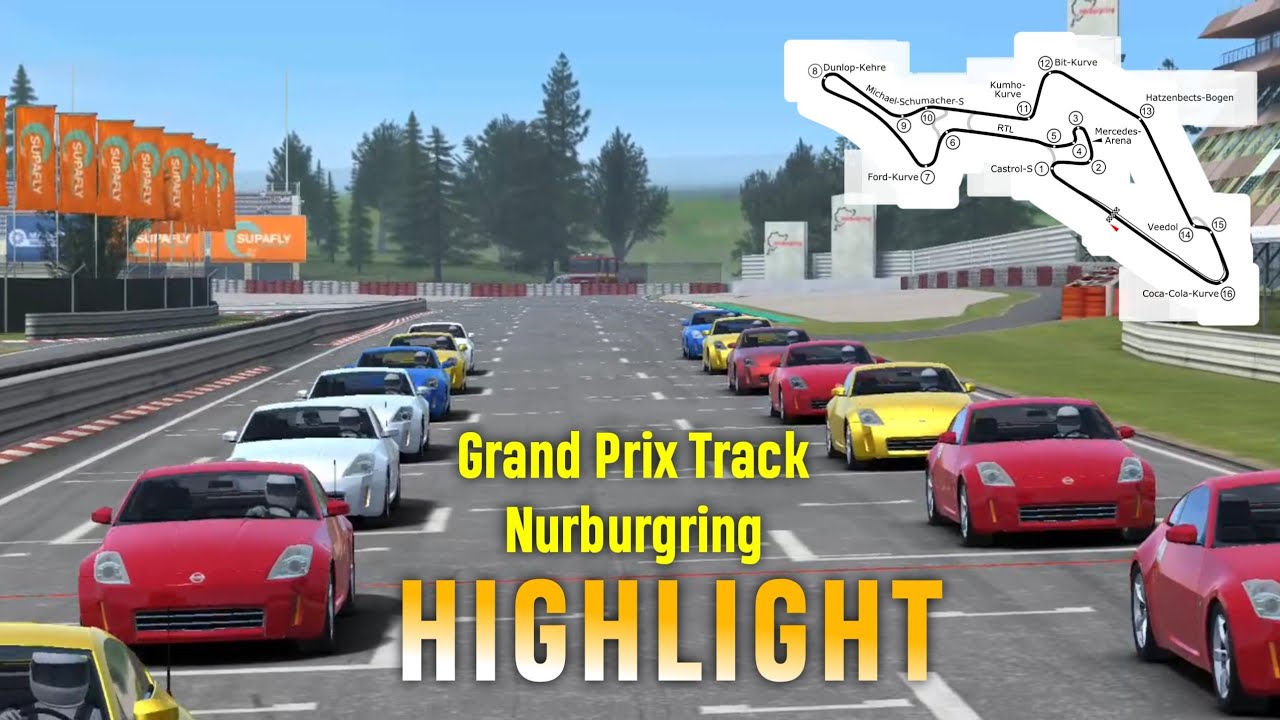 Grand Prix Track Nurburgring Map German | Real Motor Racing 2025 - YouTube