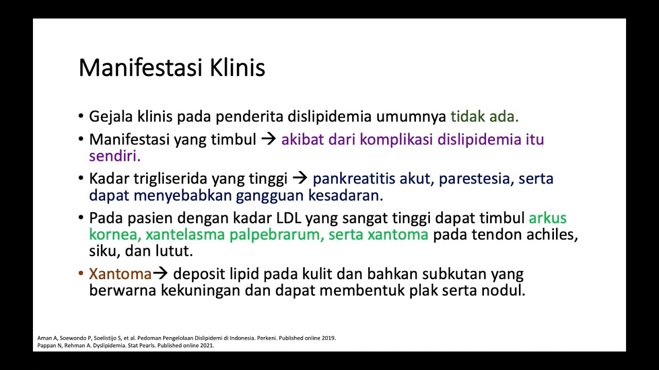 Dislipidemia (2) - Manifestasi Klinis dan Diagnosis - YouTube
