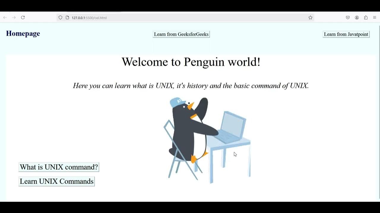 UNIX command learning platform - YouTube