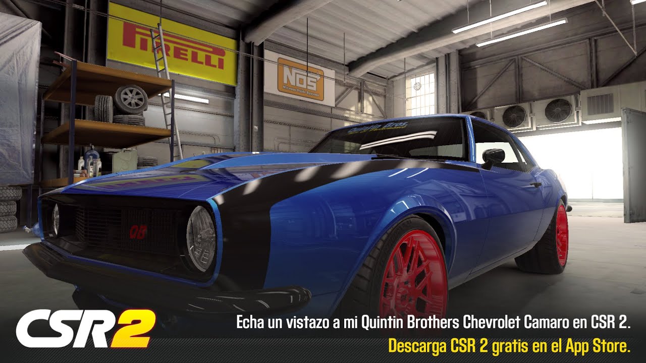 【CSR2】Quintin Brothers Camaro (gold) 7.596 shift & tune - YouTube