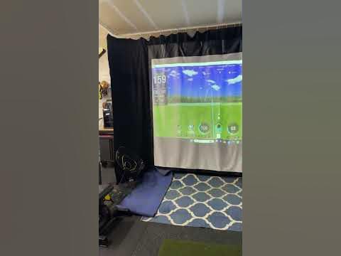 DIY golf simulator - YouTube