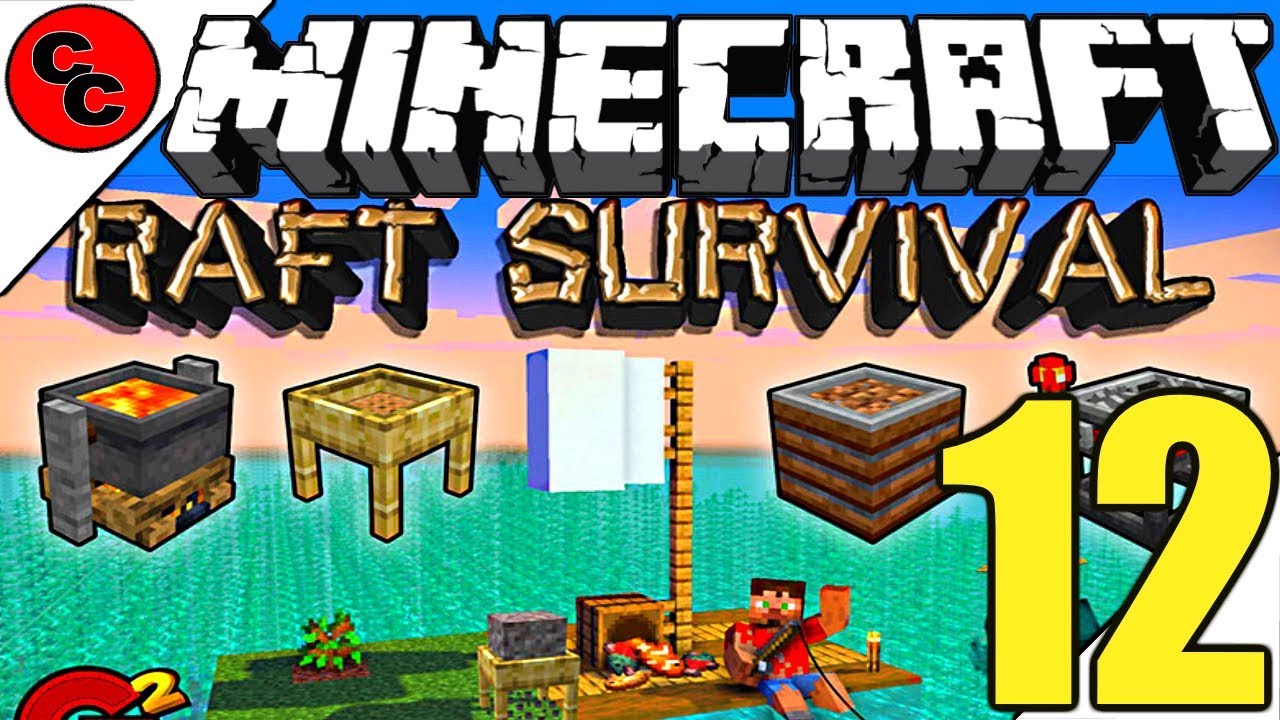Minecraft: " RAFT SURVIVAL lets play Ep12 Looking For The End " - YouTube