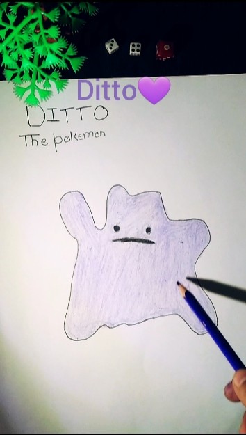Drawing POKEMONS ep-4 | Ditto the Pokémon | Sam Arts | #drawing # ...