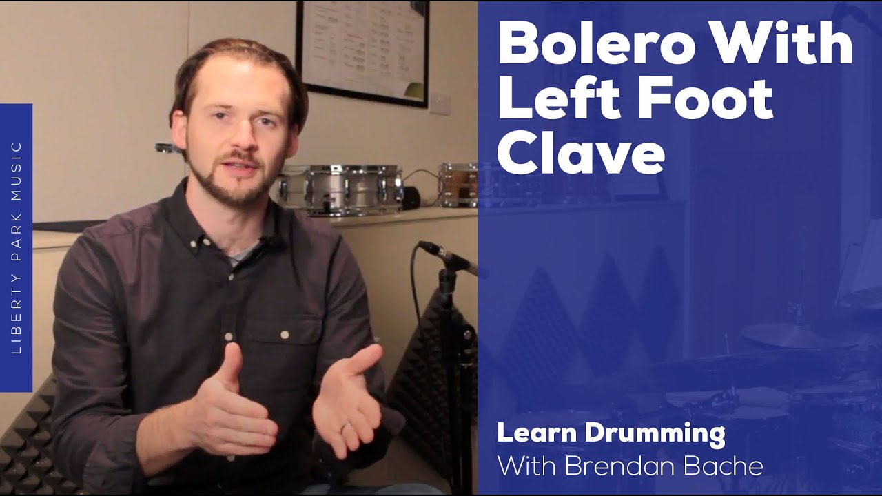 Bolero with Left Foot Clave | Latin Drumming - YouTube
