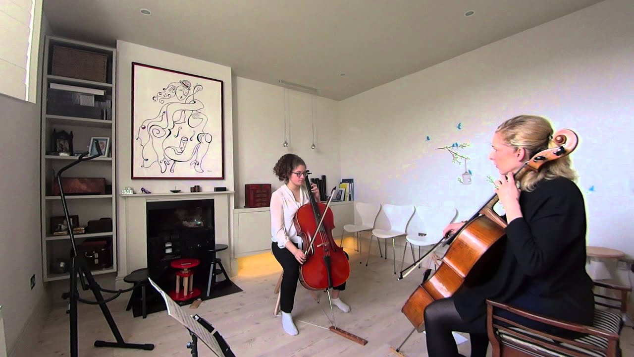 Lesson 1; Danse Rustique by W. H. Squire - YouTube