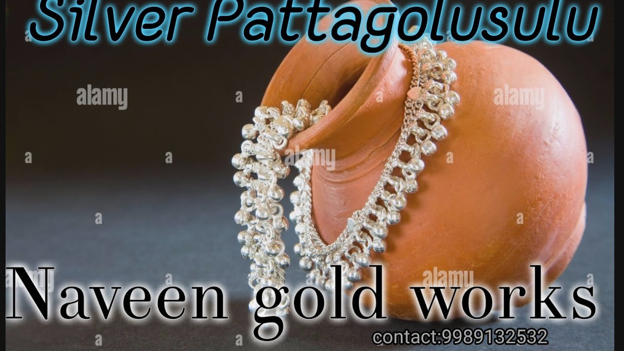 silver Pattagolusulu#silver #silverrakhi #silverprice #silverjewllery ...
