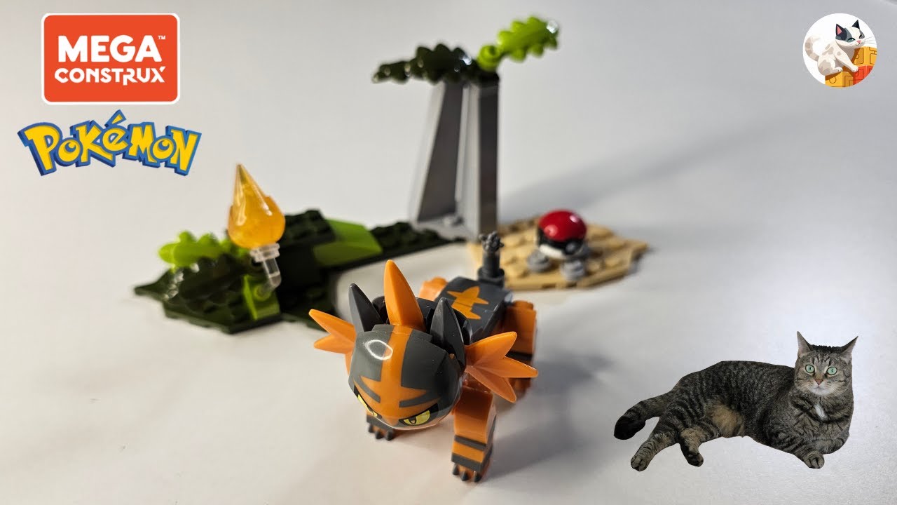 Building the Pokemon Torracat Mega Construx Set - Time Lapse - YouTube