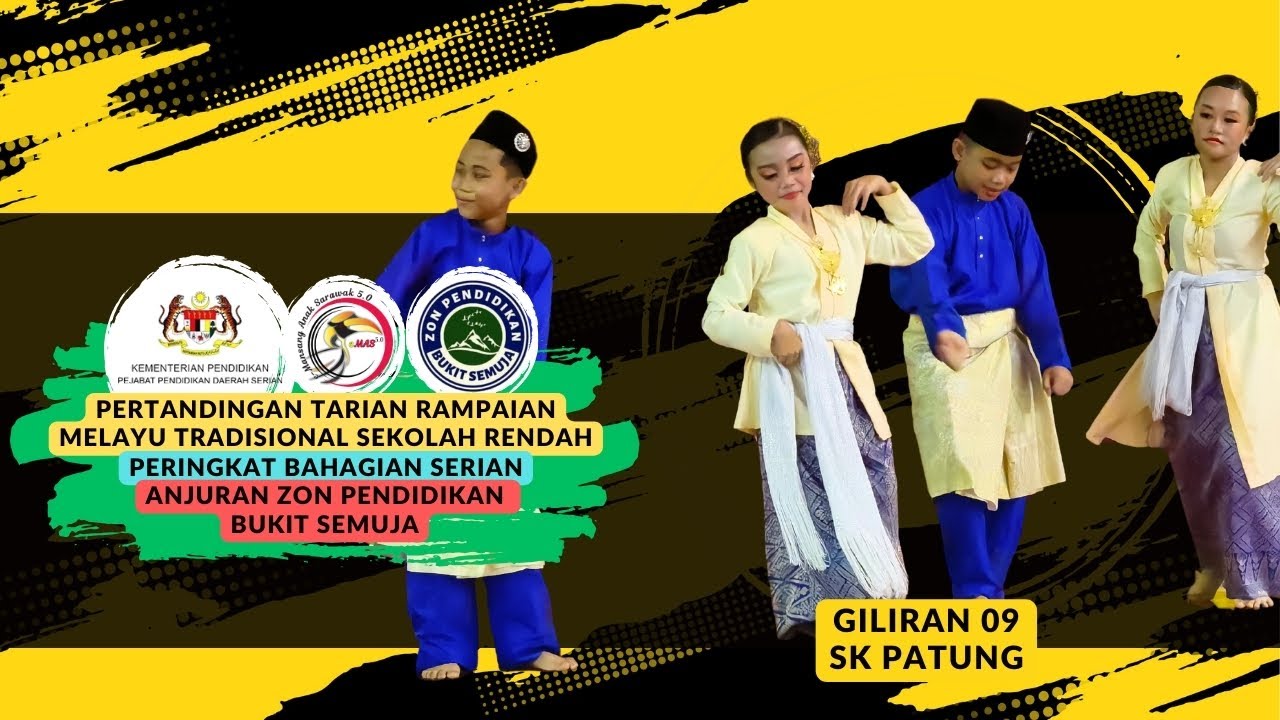 PERTANDINGAN TARIAN TRADISIONAL (SR) PERINGKAT BAHAGIAN SERIAN 2024 - GILIRAN 09 SK PATUNG - YouTube