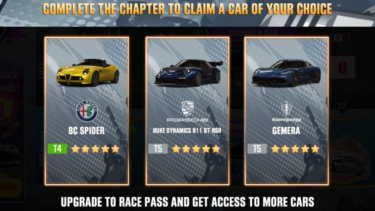 CSR2 | Race Pass | Gold Star Cars | Fastest Car & Best Pick? | Chapter ...