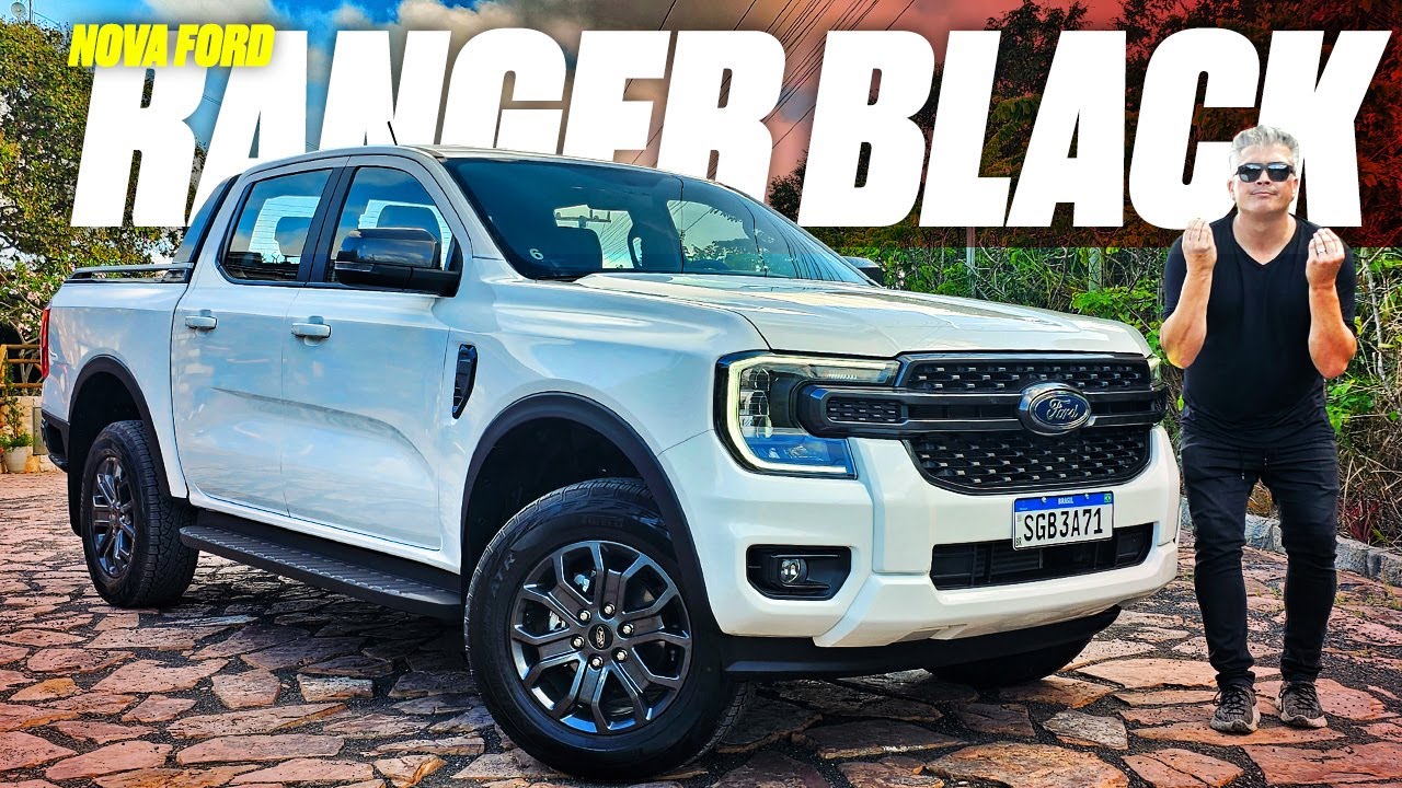 Ford Ranger Black 2025 - POR R$ 220.000, 4X2 E AUTOMÁTICA. É O MELHOR ...