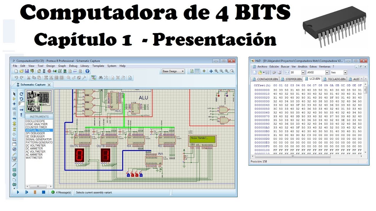 Computadora de 4 Bits - Capítulo 1: Presentación - YouTube
