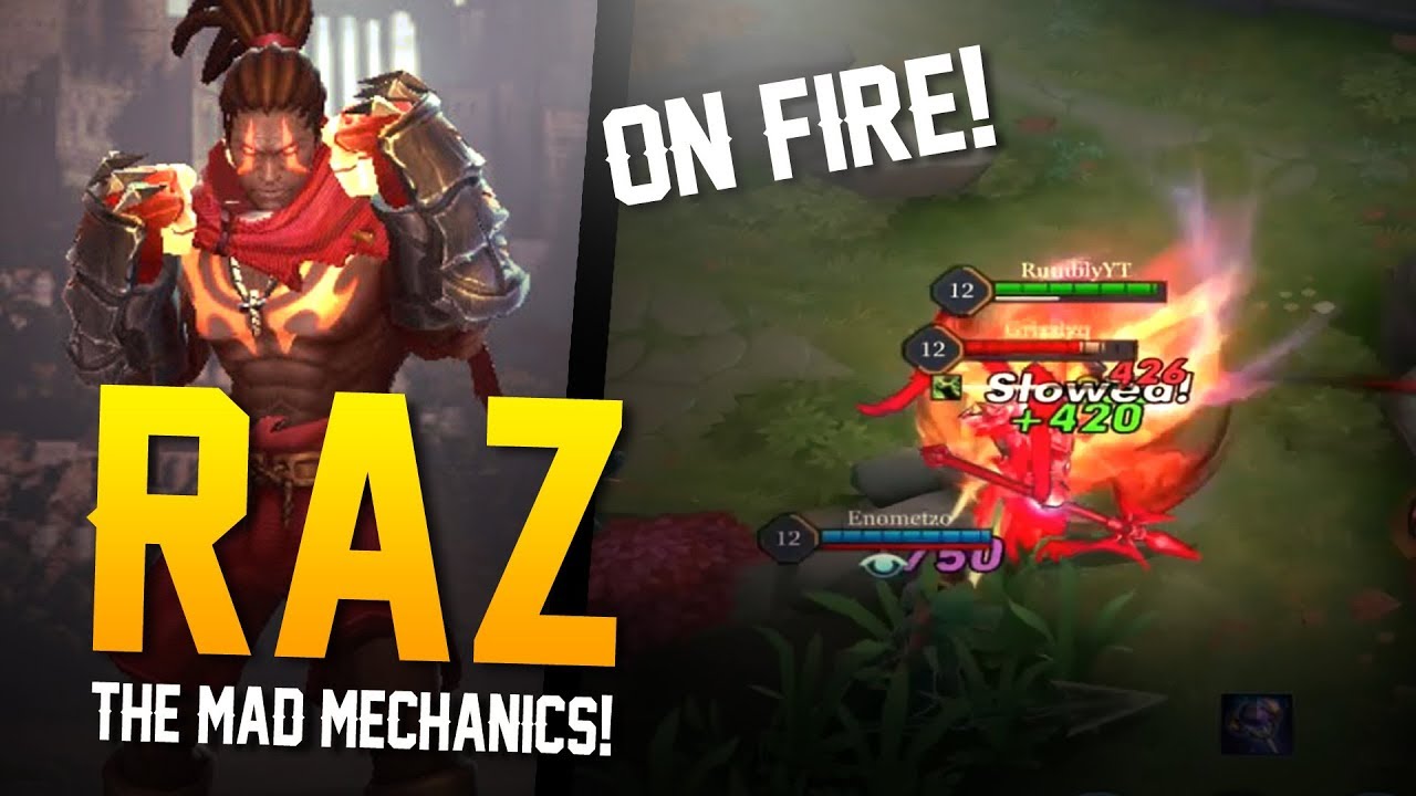 Arena of Valor [Road to Conqueror] THE MAD MECHANICS!! Raz Gameplay ...