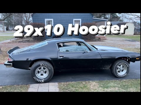 ROWDY Small Block Camaro gets BIG slicks!! - YouTube