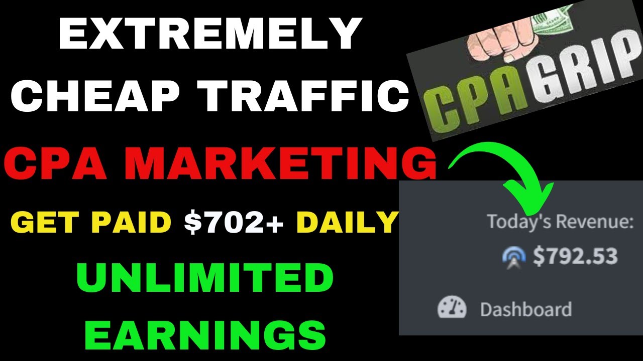 Get Paid $702 a Day With CPA Affiliate Marketing Using Cheap Traffic|Passive Income Online ...