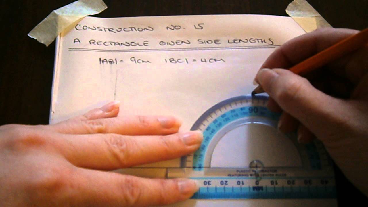 Construction No 15 A Rectangle - YouTube