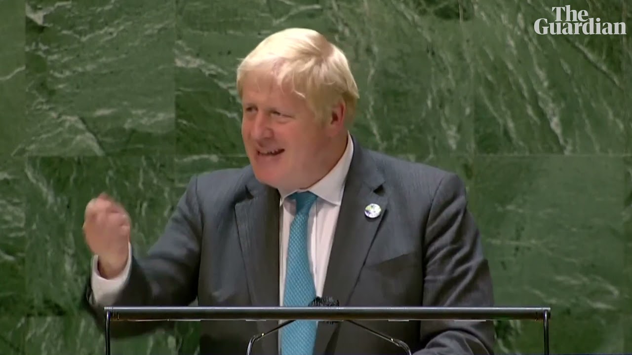 Watch in full: Boris Johnson addresses UN general assembly – video ...