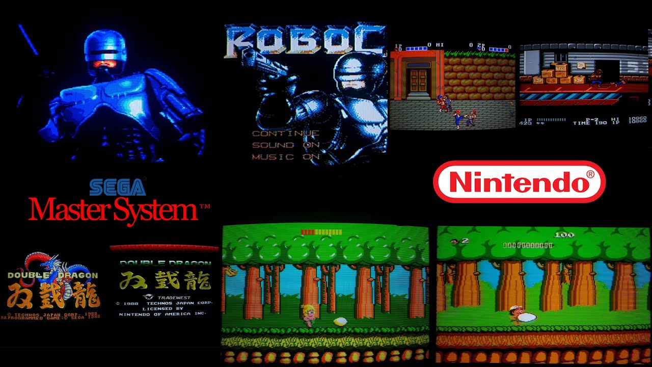 MasterSystem ( SMS ) - Nintendo ( NES ) Original Comparison. - YouTube