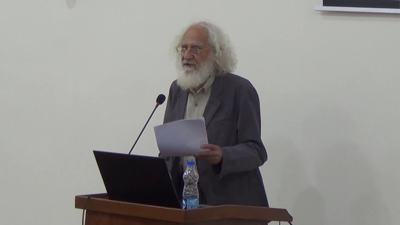 Arvind Krishna Mehrotra speaks on"Reshma Aquil of Daryabad". Chaired by ...