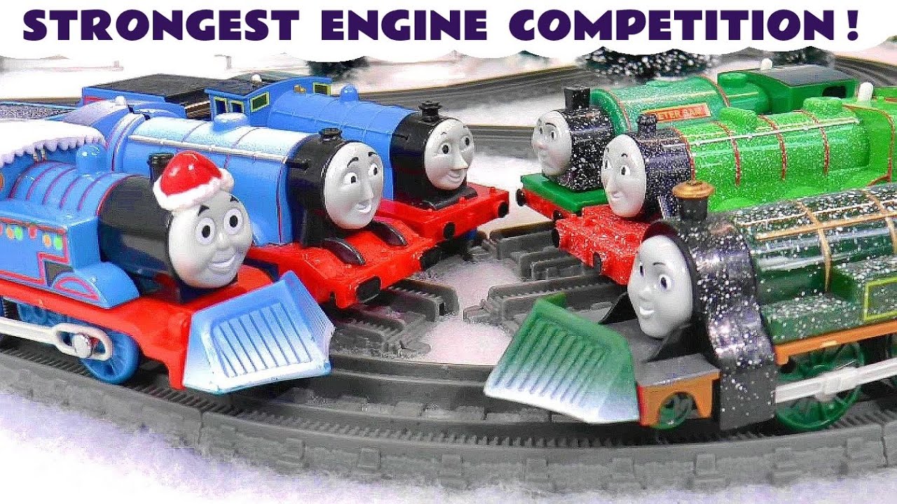 Toy Train Thomas And Friends Team Strongest Engine Competition - YouTube