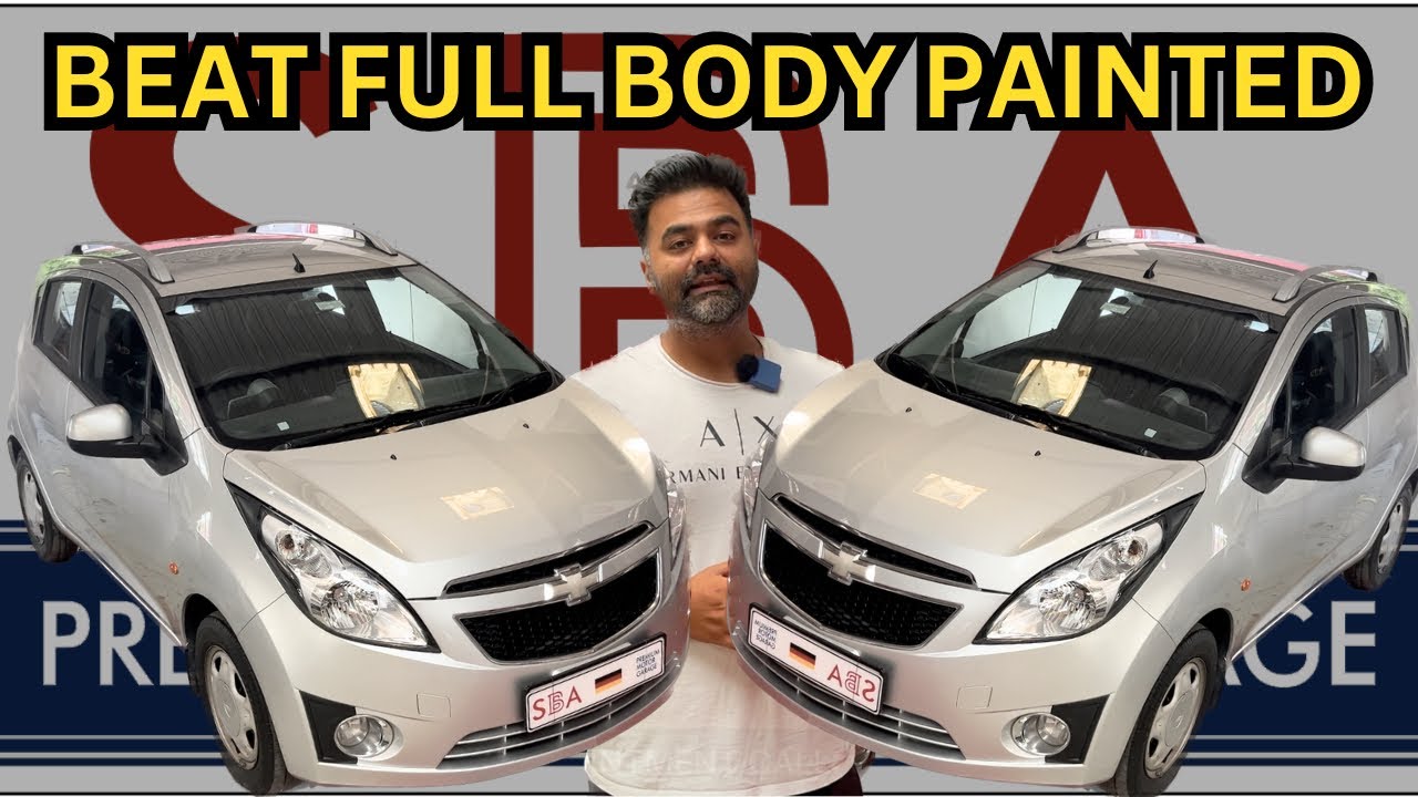 Chevrolet Beat FULL BODY PAINTED | Chandigarh’s Best Car Paint Studio ...
