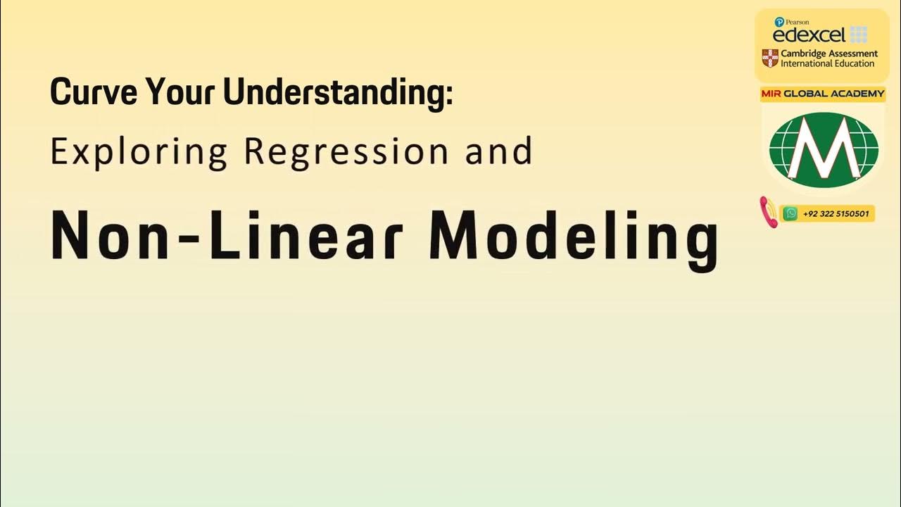 Non Linear Modelling - YouTube