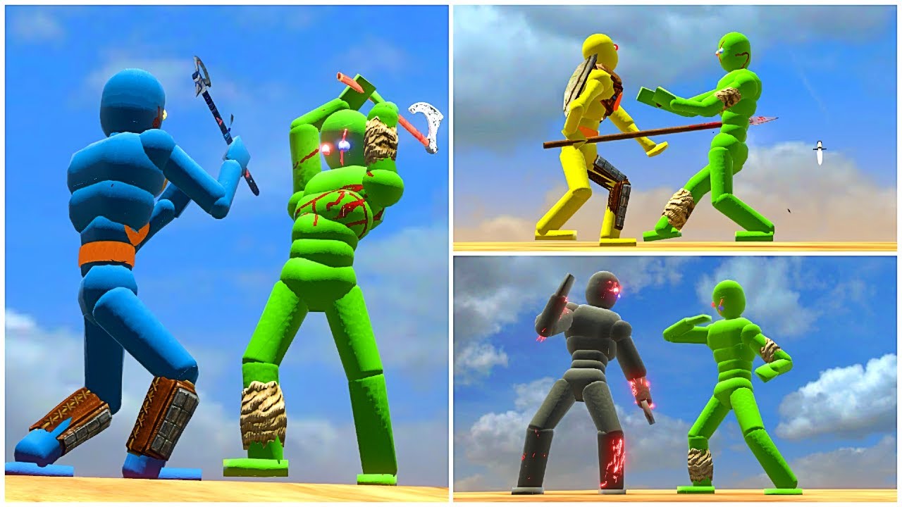 Super Strong NPC Fights the Dynamic AI! In Arena (with Active Ragdoll ...