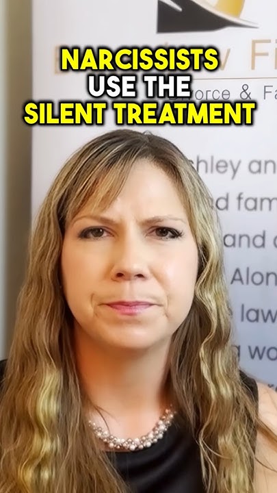 Narcissists Use the Silent Treatment - YouTube