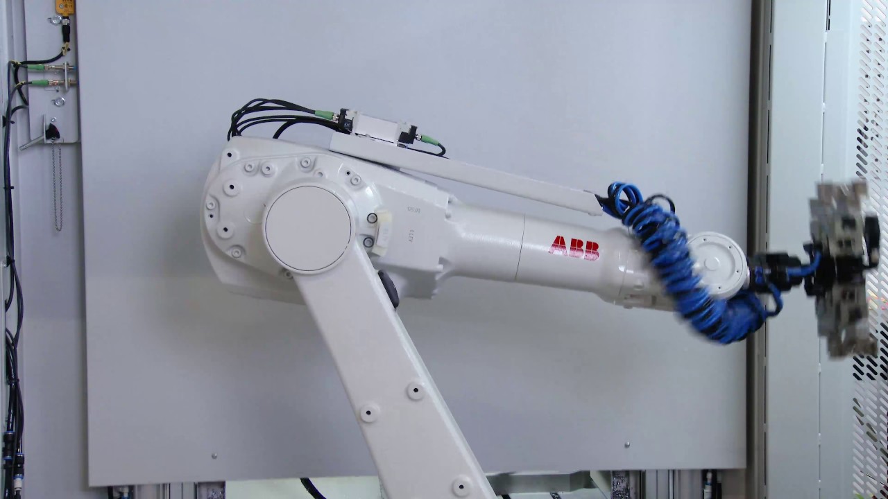 Compact Machine Tool Tending at Lenova - YouTube