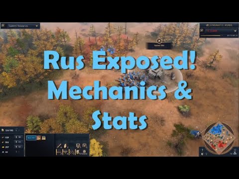 [Outdated] AoE4 - Prerelease Rus Mechanics & Stats - Civ Overview