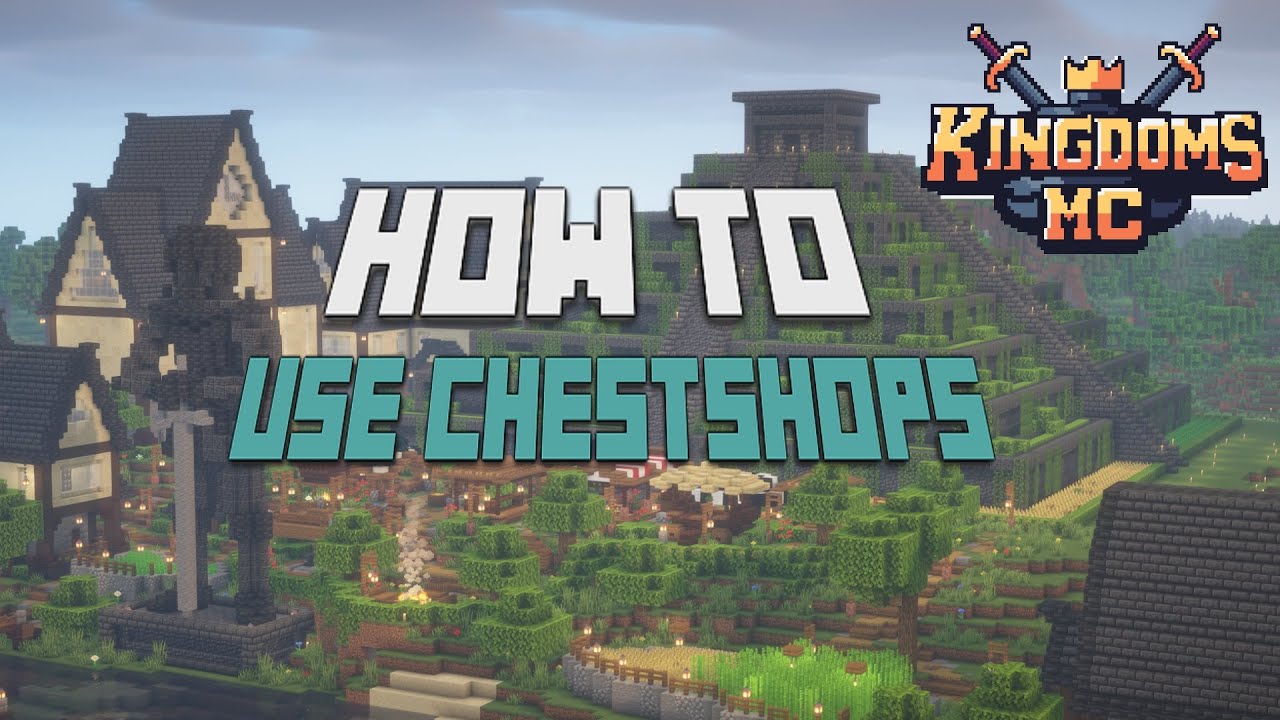 Minecraft Chest Shop Plugin Guide Learn to Sell ANYTHING - YouTube