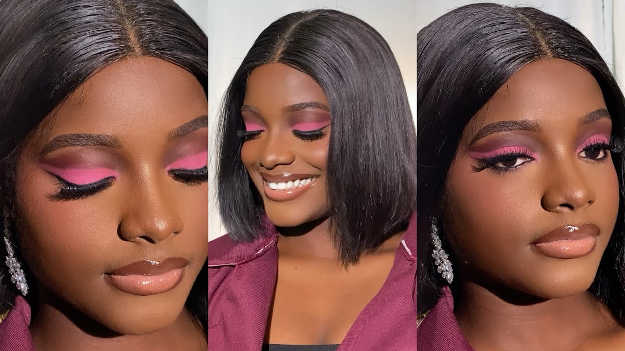 Dark skin makeup tutorial - YouTube