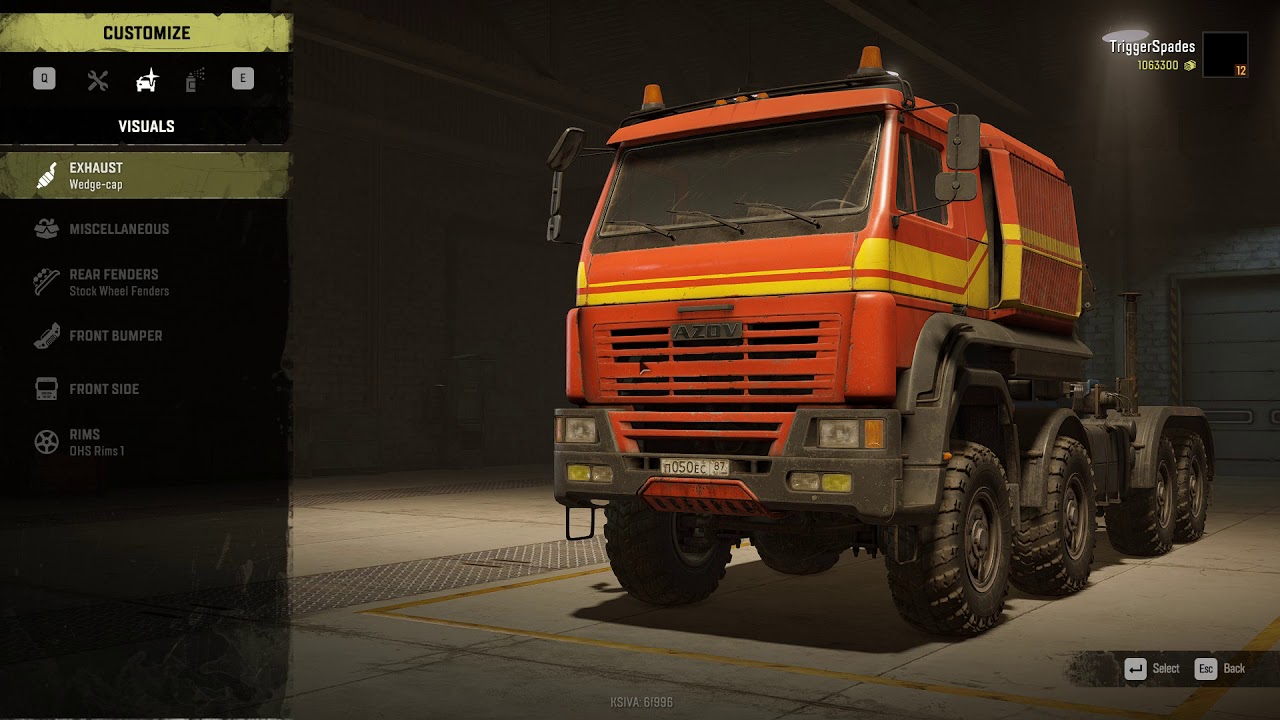 SnowRunner | Azov 64131 Customisation Options - YouTube