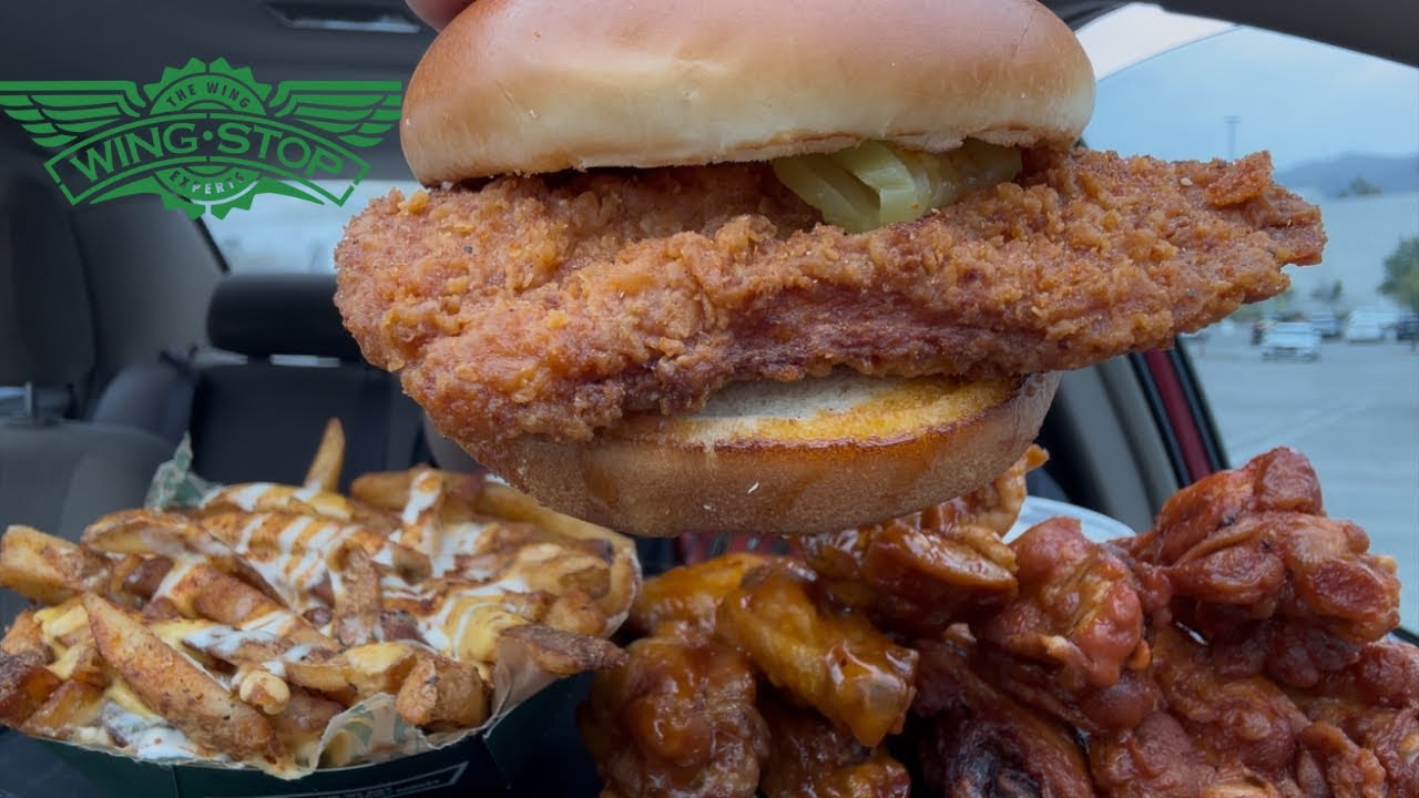 Wingstop Mukbang - YouTube