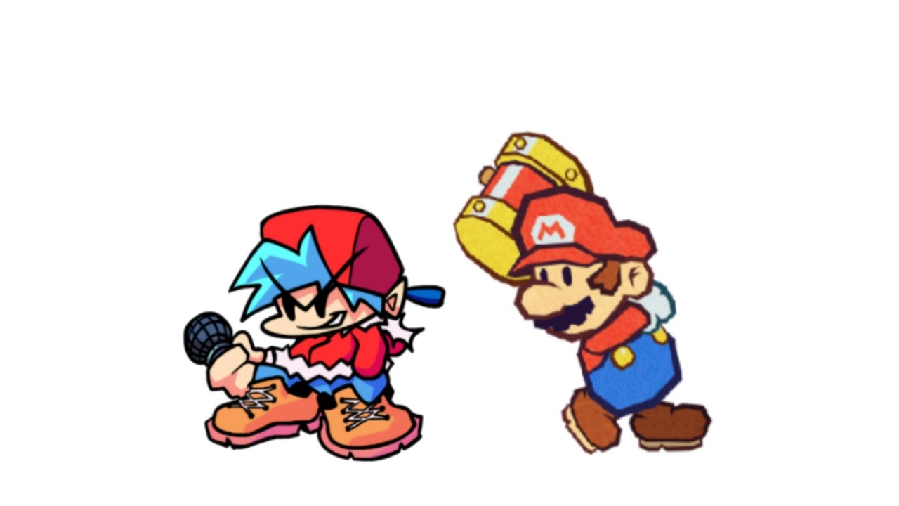 Mario tries to kill Boyfriend (fnf/smb animation i guess) - YouTube